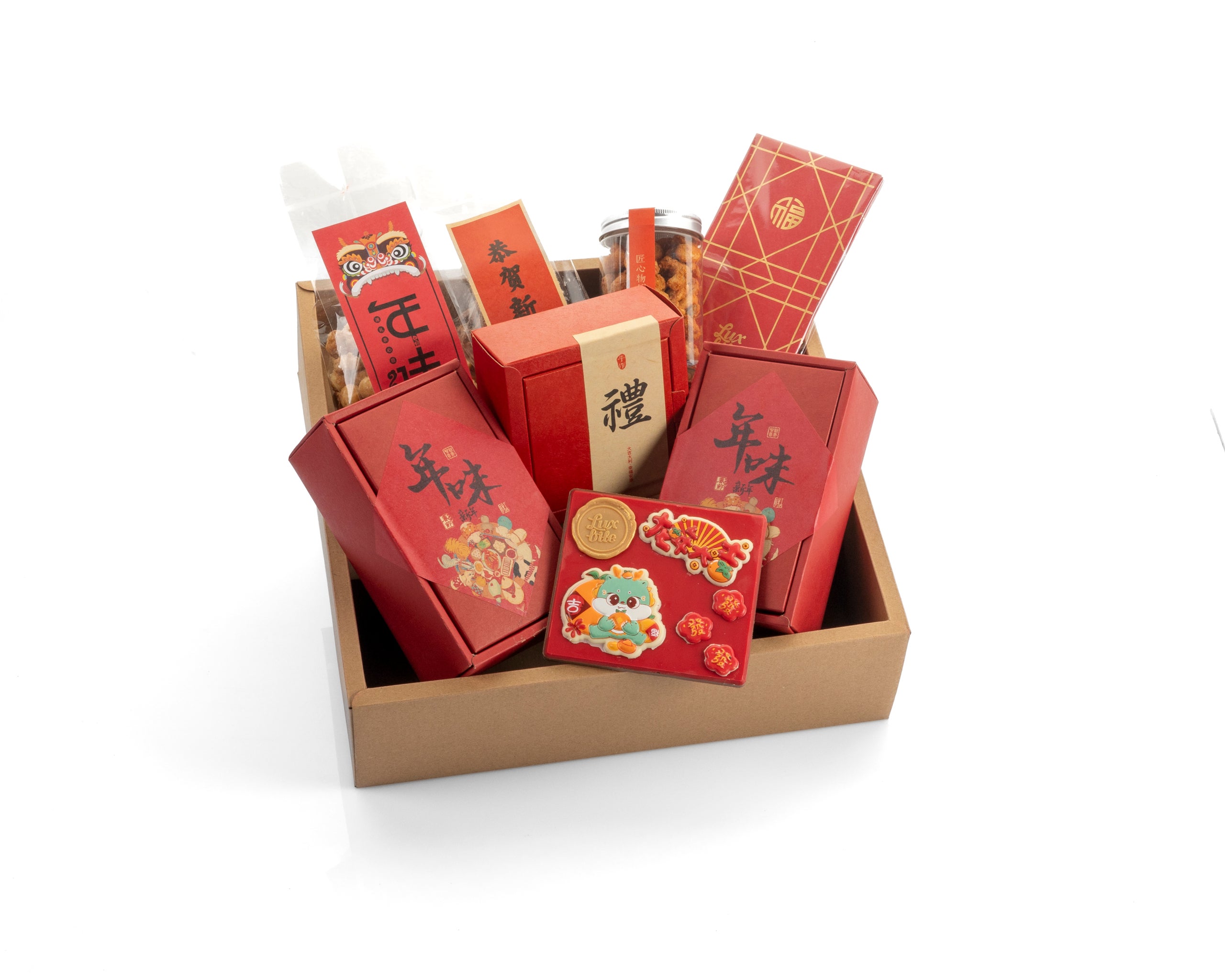 Chinese New Year - Prosperity Hamper Box | LuxBite